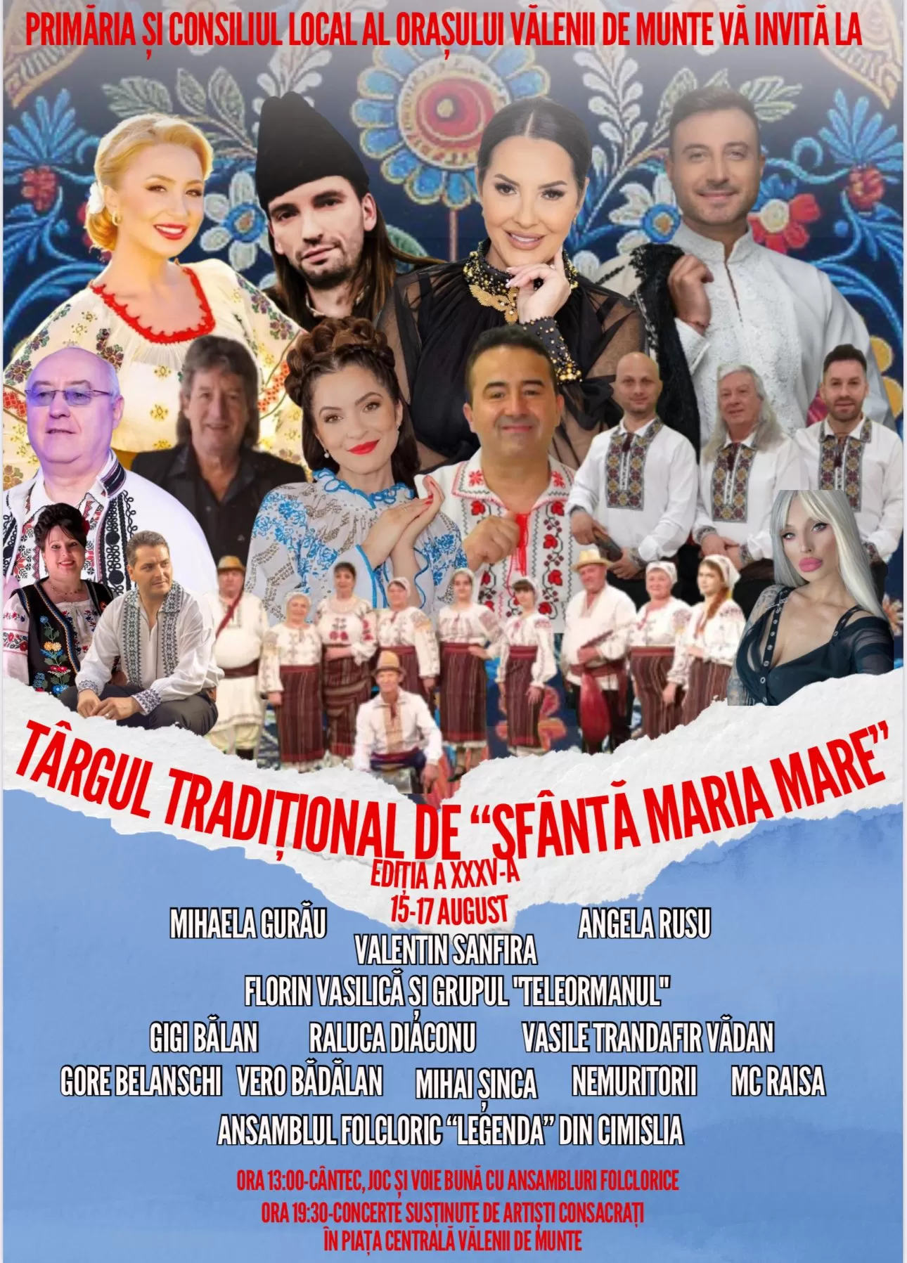 Târgul de Sfânta Maria Mare, în spirit tradițional, la Vălenii de Munte ...